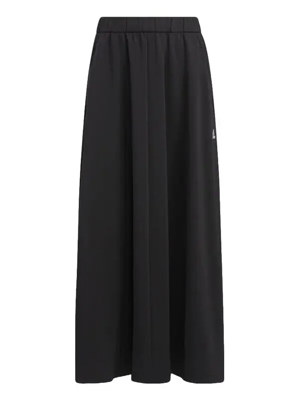 Adidas Seasonal Sportswear Loose Fit Double Knit Skirt Asia Sizing - Black