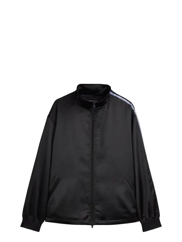 Adidas X Y-3 Satin Gradient 3-stripes Track Top - Black