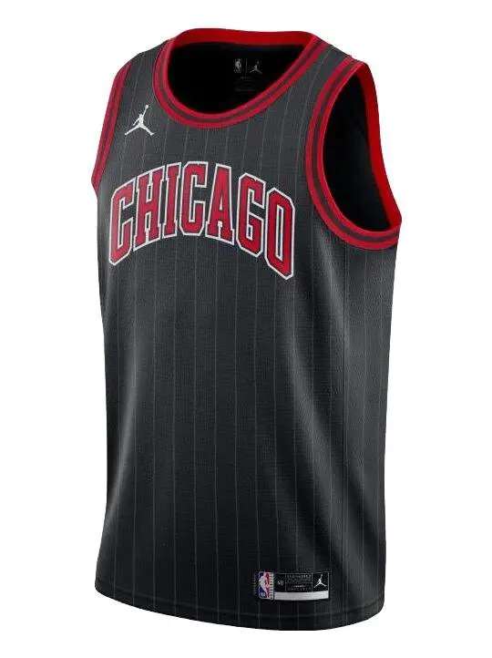 JORDAN Air X Nba Statement Edition 2020 Swingman Jersey 'bulls - Black/red