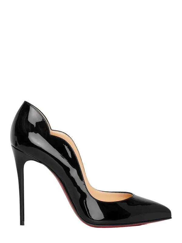 CHRISTIAN LOUBOUTIN Hot Chick 100 Patent Pumps - Black