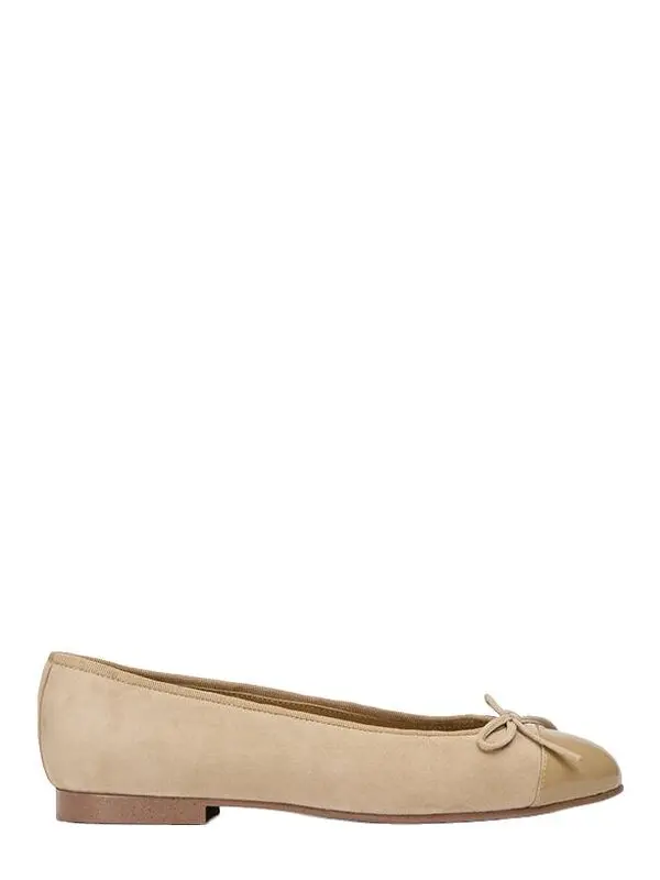 TONY BIANCO Robyn Ballet Flat - Stone Suede/stone