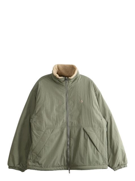 Polo Ralph Lauren Long Sleeve Lightweight Recycled Nylon Rivershore Reversible Jacket - Tan