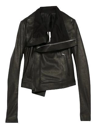 Rick Owens Classic Biker Jacket - Black
