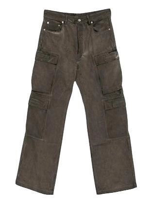 Rick Owens Double Cargo Denim Jeans - Tan