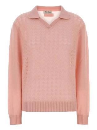 Miu Miu Cashmere Cardigan - Tan
