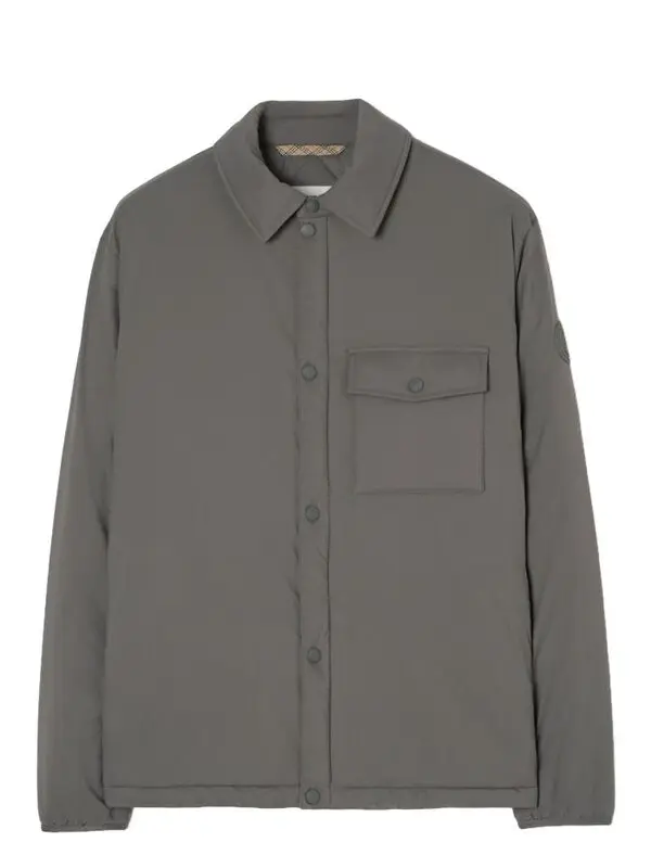Burberry Nylon Dalewood Overshirt - Grey Grey