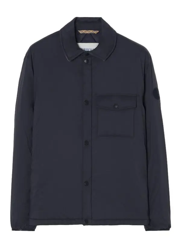 Burberry Nylon Dalewood Overshirt - Navy
