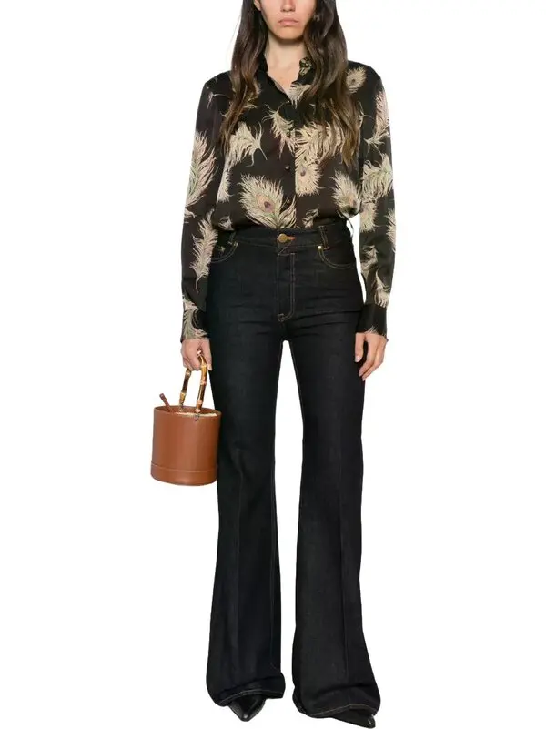 Zimmermann High-waisted Flared Jeans - Blue