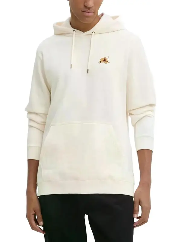 Rip Curl Surf Revival Hoffman Hibiscus-print Drawstring Hoodie - Neutrals