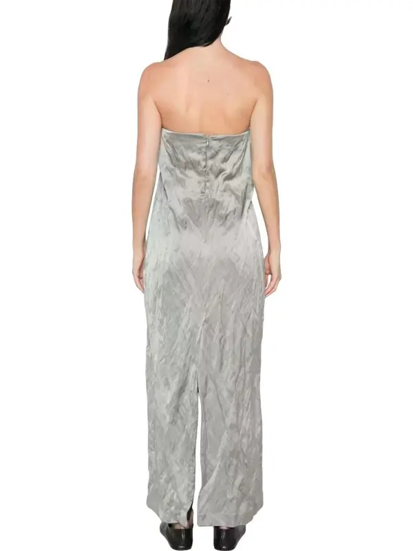 ESSE STUDIOS Lume Crushed-effect Dress - Green