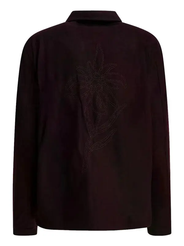 AUTRY Buttoned Flower Jacket - Red