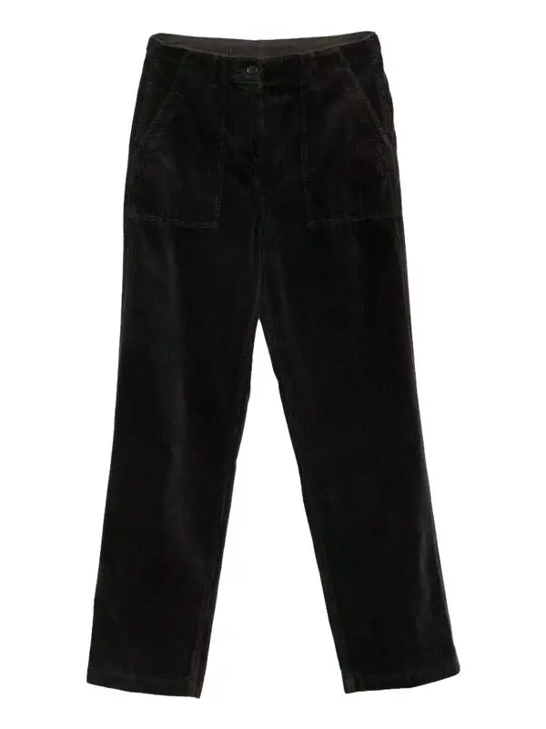 Aspesi Corduroy Patch-pocket Trousers - Black
