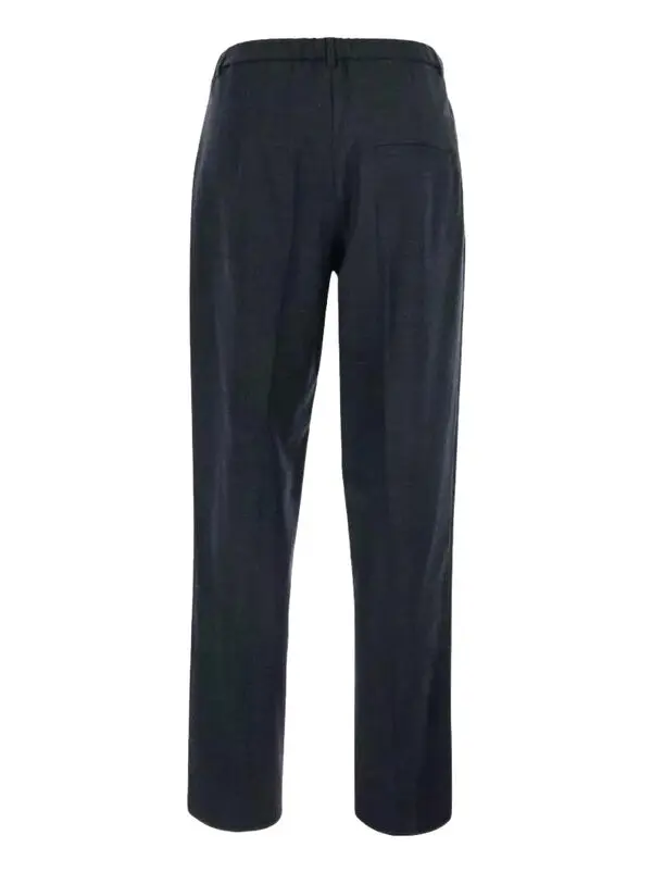 TELA Pressed-crease Tailored Trousers - Blue