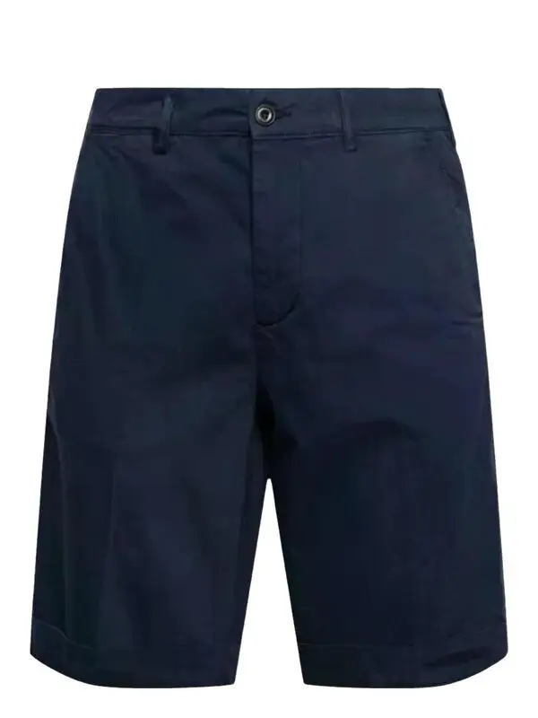 40WEFT Logo-patch Shorts - Blue