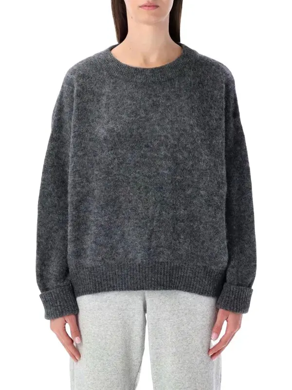 American Vintage Brushed-knit Sweater - Grey
