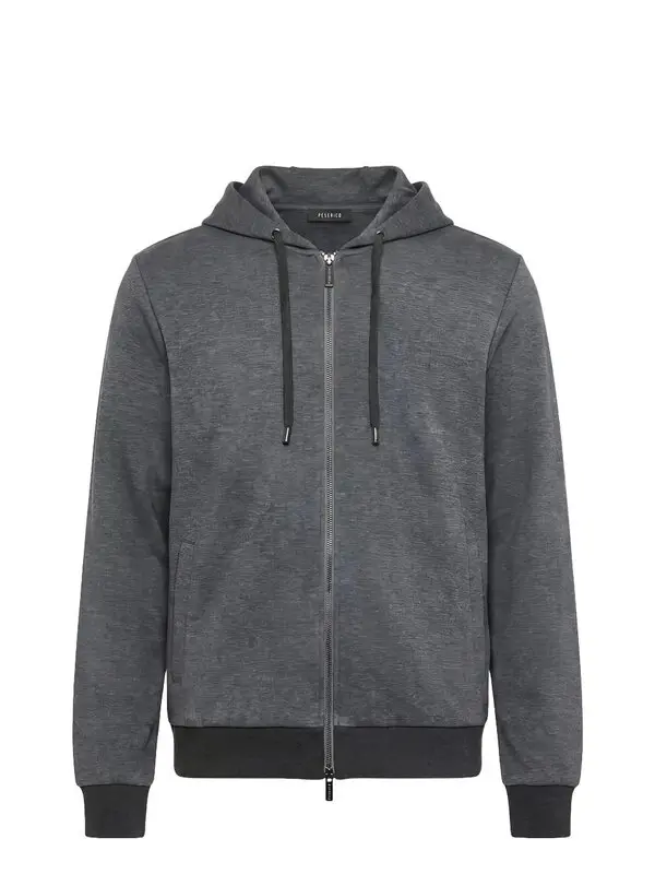 Peserico Zip-up Hoodie - Grey