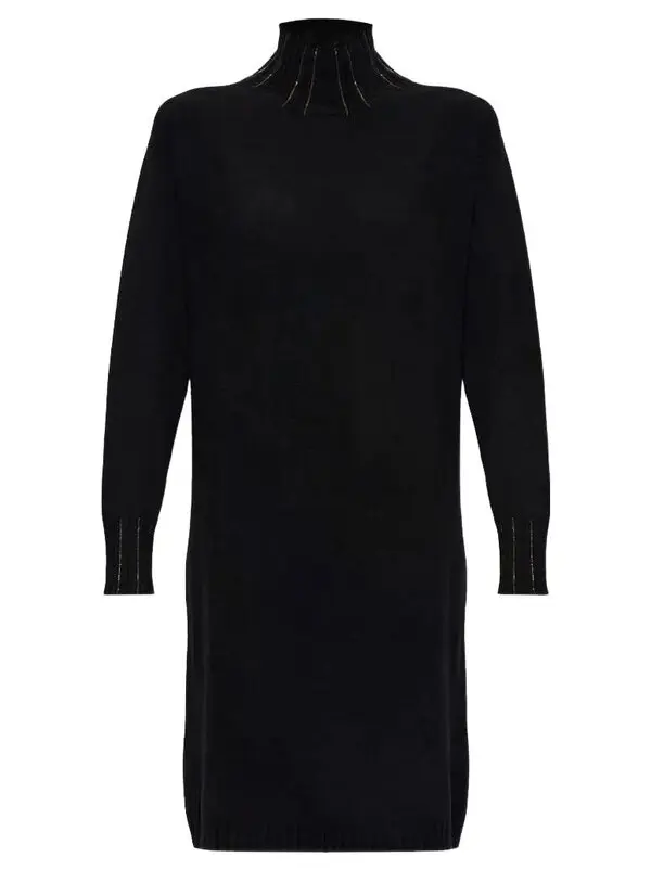 Fabiana Filippi Platinum Mini Dress - Black