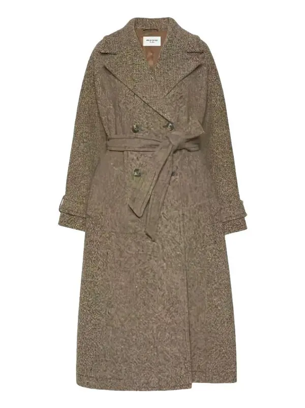 Max Mara Double-breasted Belted Coat - Brown