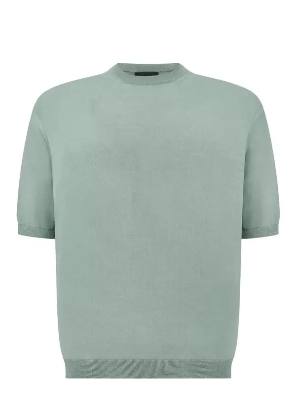 Paul & Shark Fine-knit Wool T-shirt - Grey