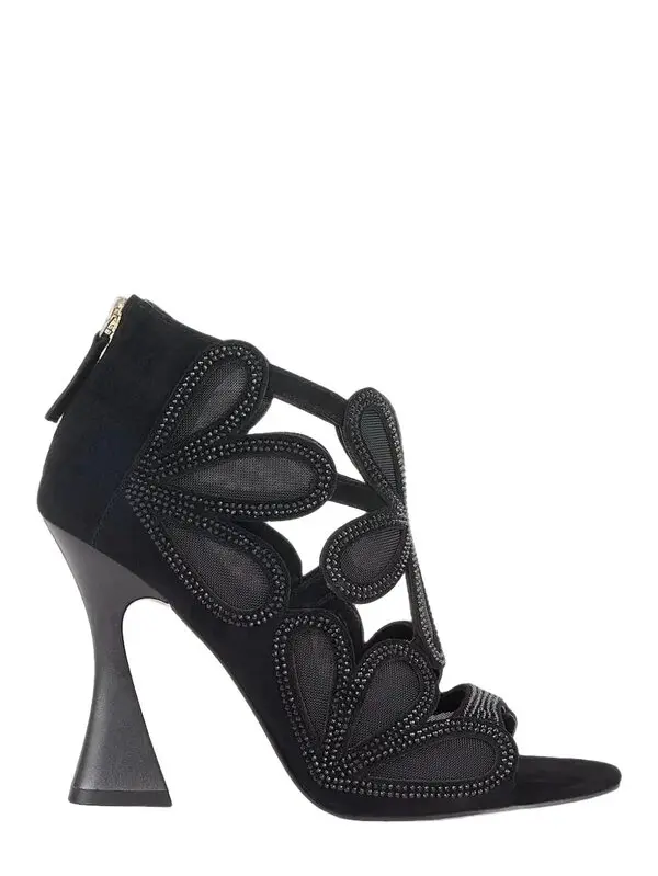 KAT MACONIE Rosh Crystal-embellished Sandals - Black