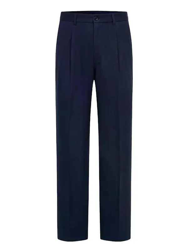 DEPARTMENT 5 Gin Pleat-detail Trousers - Blue