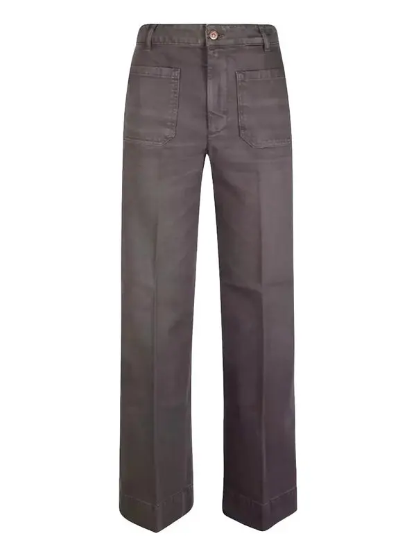 Victoria Beckham Wide-leg Jeans - Grey