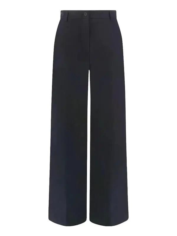 Paul & Shark Stretch-twill Palazzo Pants - Blue
