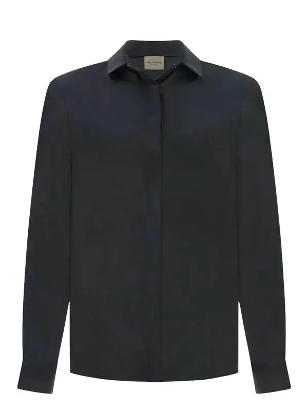 Paul & Shark Silk Twill Shirt - Blue