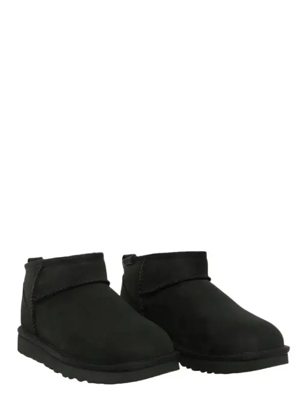 UGG Classic Ultra Mini Nubuck Boots - Black