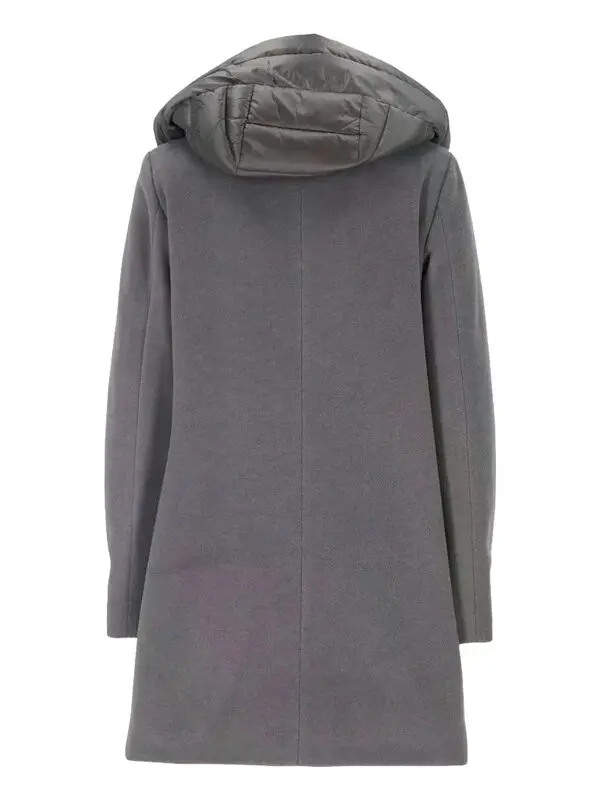EMME Hooded Zip-up Coat - Grey