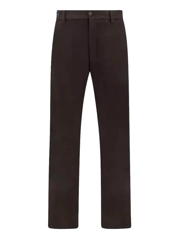 Paul & Shark Bellagio Wide-leg Trousers - Brown