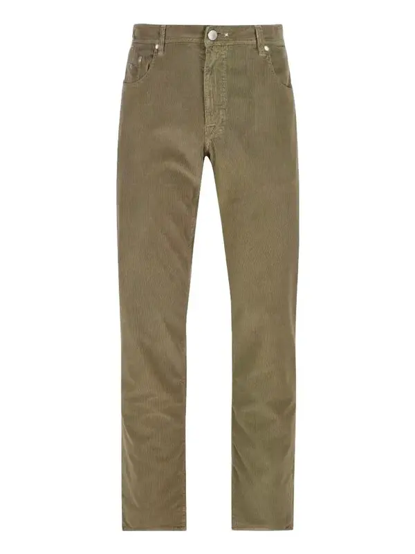 TRAMAROSSA Michelangelo Corduroy Slim-fit Trousers - Green