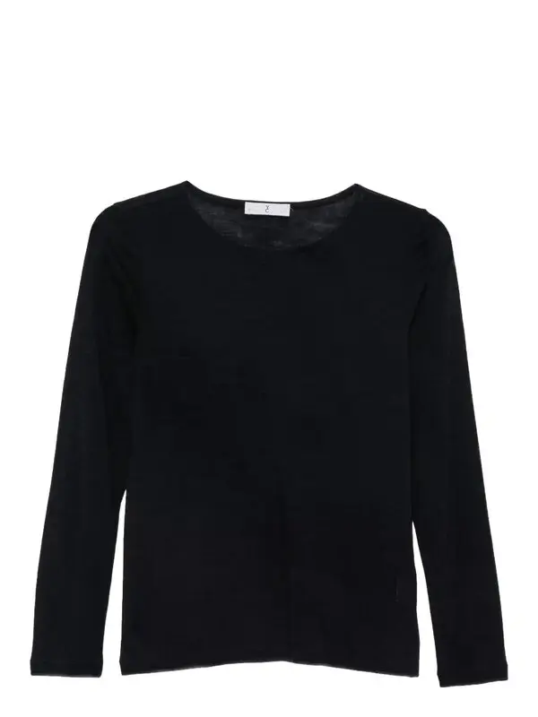 WHYCI Long-sleeve Jersey Top - Blue