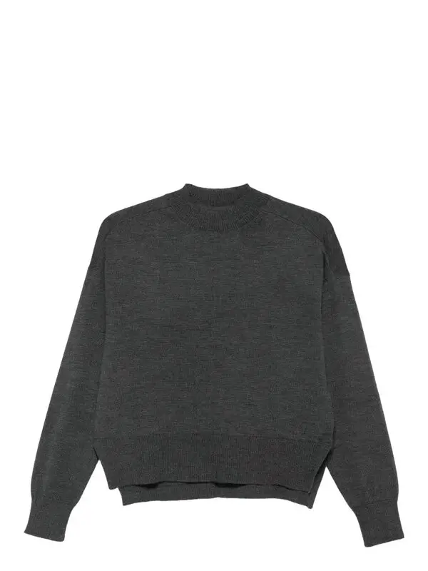 DANIELE FIESOLI Long-sleeve Wool Sweater - Grey