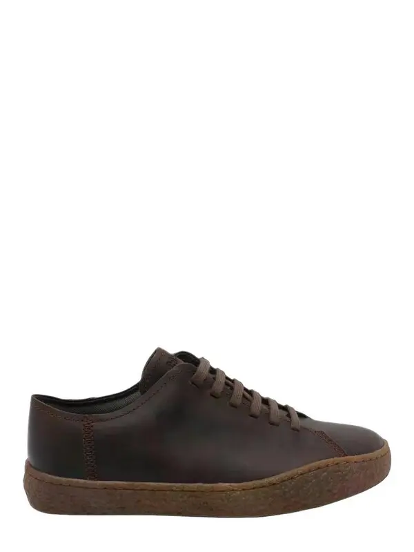 Camper Peu Terreno Leather Lace-up Low-top Sneakers - Brown