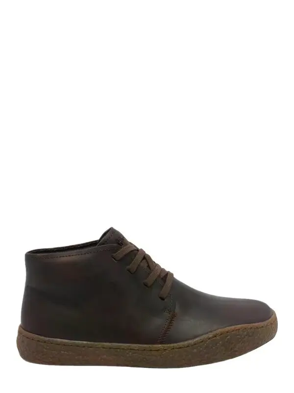 Camper Peu Terreno Leather High-top Sneakers - Brown