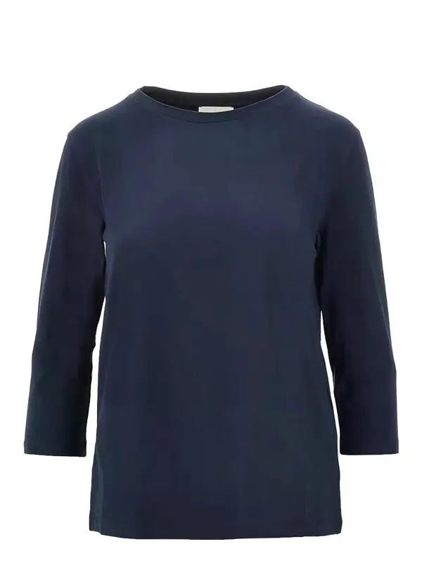 Max Mara Cotton Jersey T-shirt - Blue