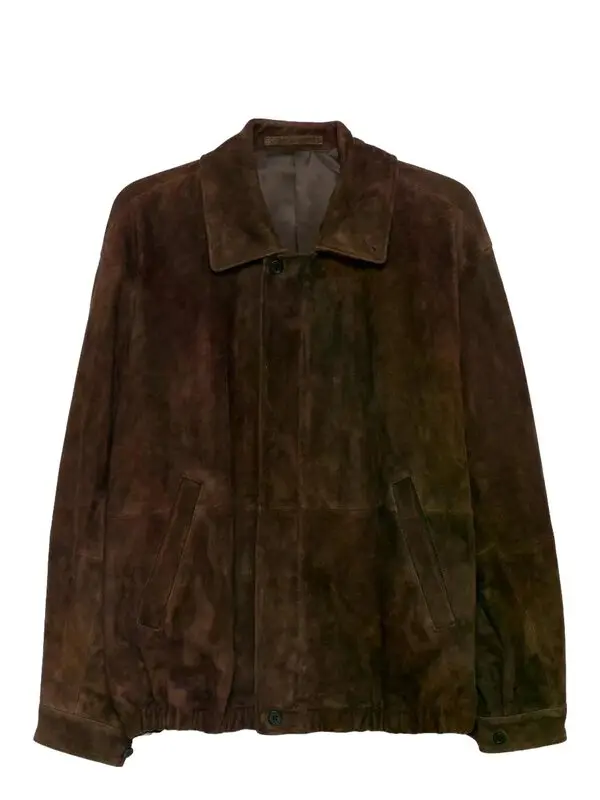 SSSTEIN Suede Jacket - Brown