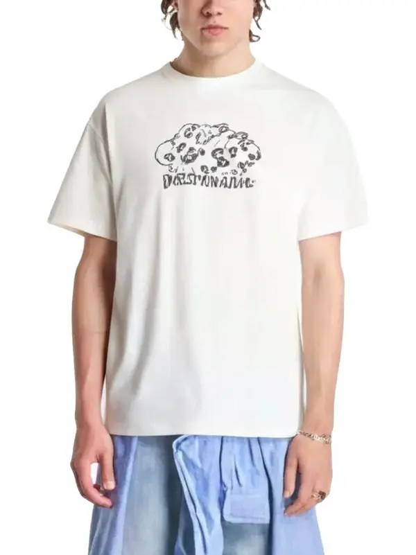Palm Angels Pa Pool Graphic-print T-shirt - Neutrals