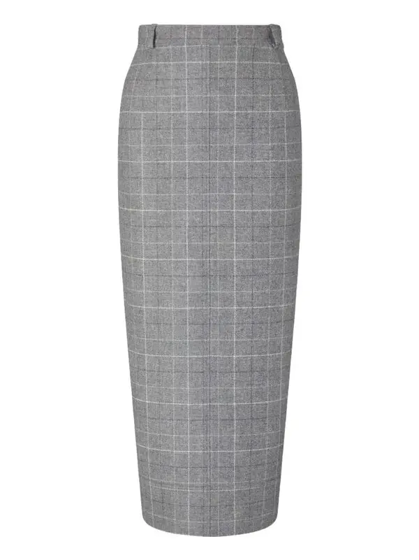 Thom Browne Pencil Midi Skirt - Grey
