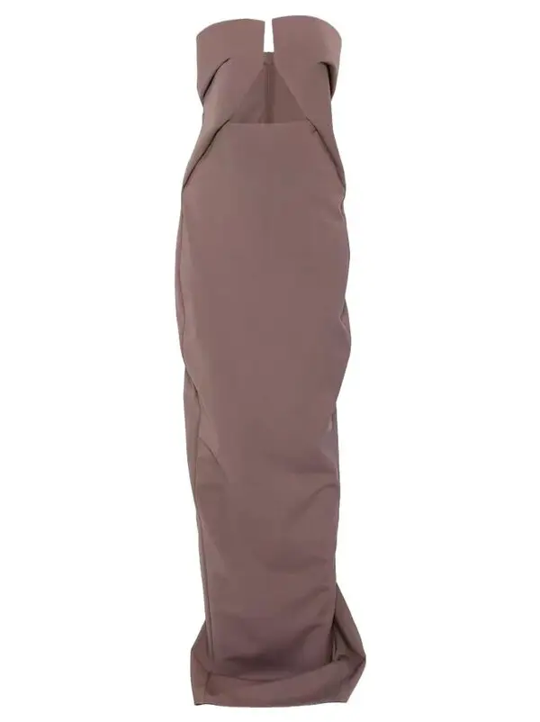 Rick Owens Cut-out Maxi Gown - Brown