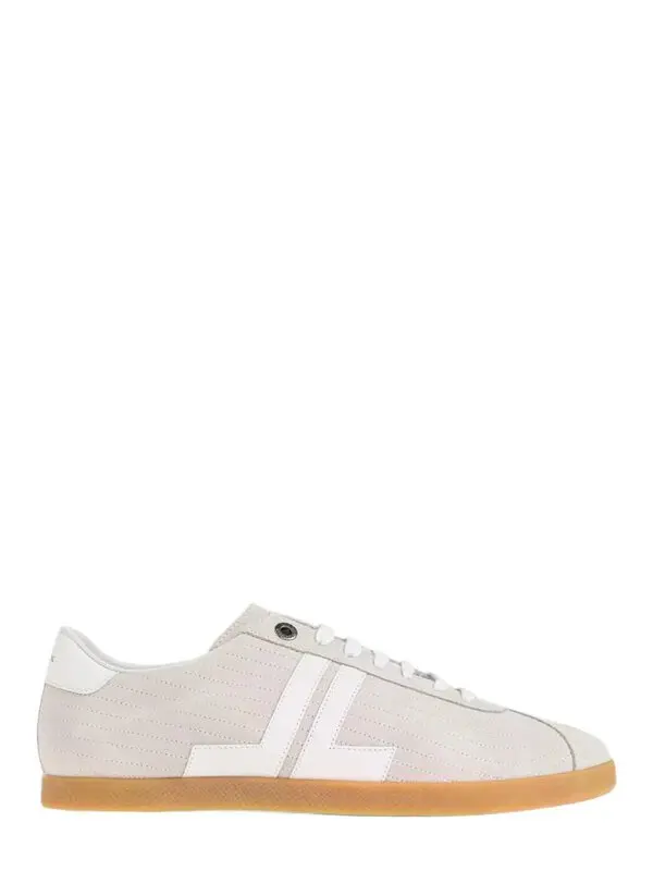 LANVIN Glen 2.0 Leather Sneakers - Neutrals
