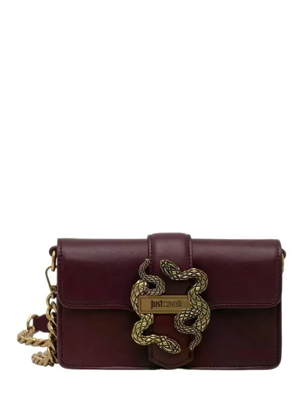 Just Cavalli Snake-plaque Mini Bag - Red