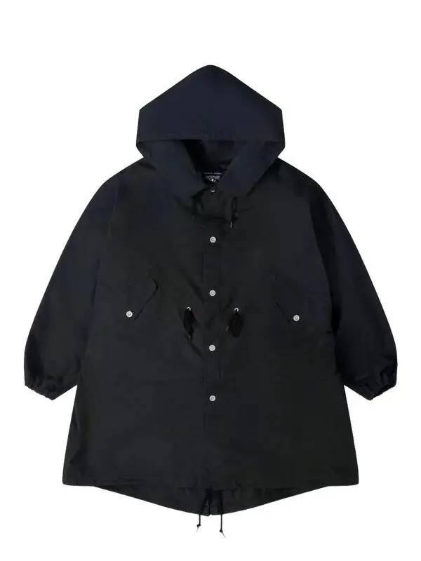 Comme Des Garçons Fishtail Hooded Jacket - Black