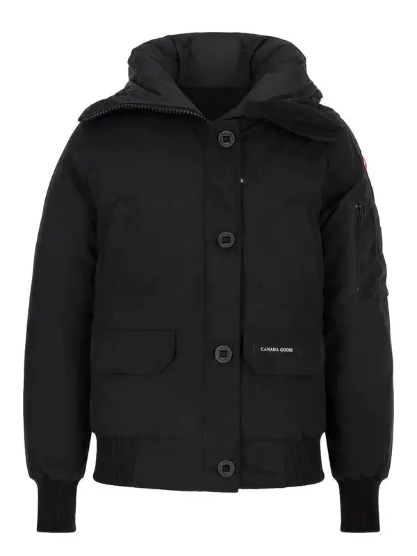 Canada Goose Chilliwack Hooded Bomber Jacket - Black