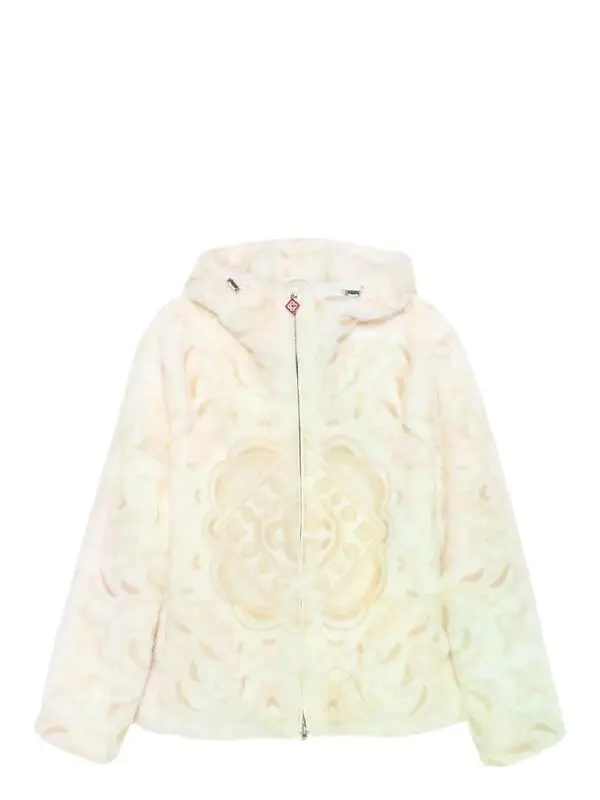 Casablanca Faux-fur Hooded Jacket - White