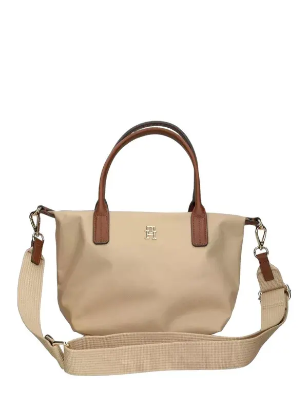 Tommy Hilfiger Popette Logo-plaque Tote Bag - Neutrals