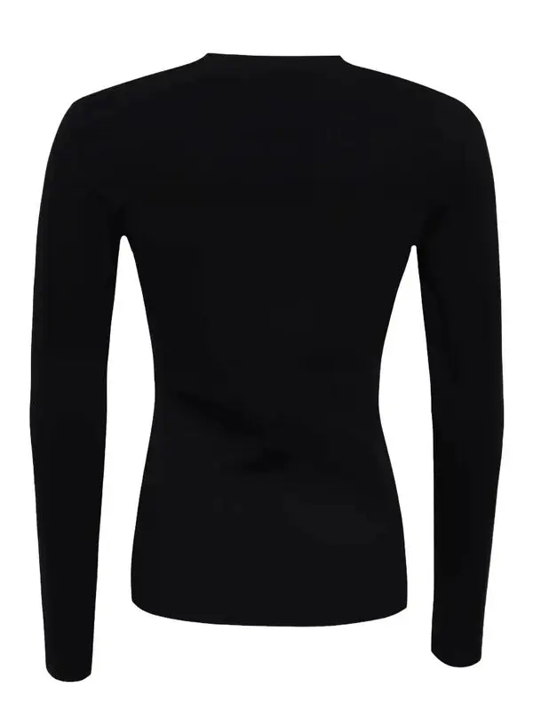 Iceberg Logo-patch Long-sleeve T-shirt - Black