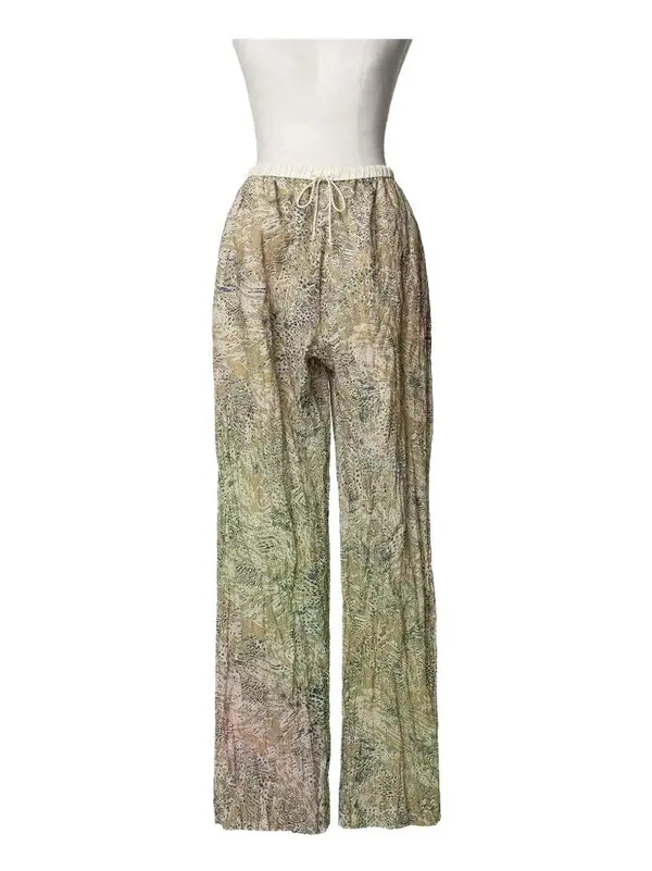 MULLER OF YOSHIOKUBO Strata Straight Trousers - Neutrals