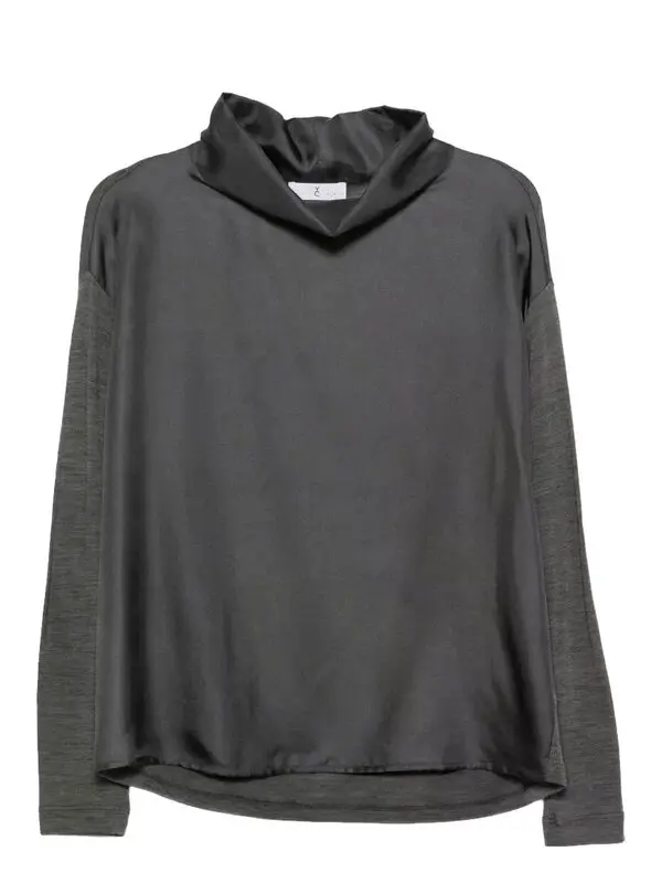 WHYCI Funnel-neck T-shirt - Black